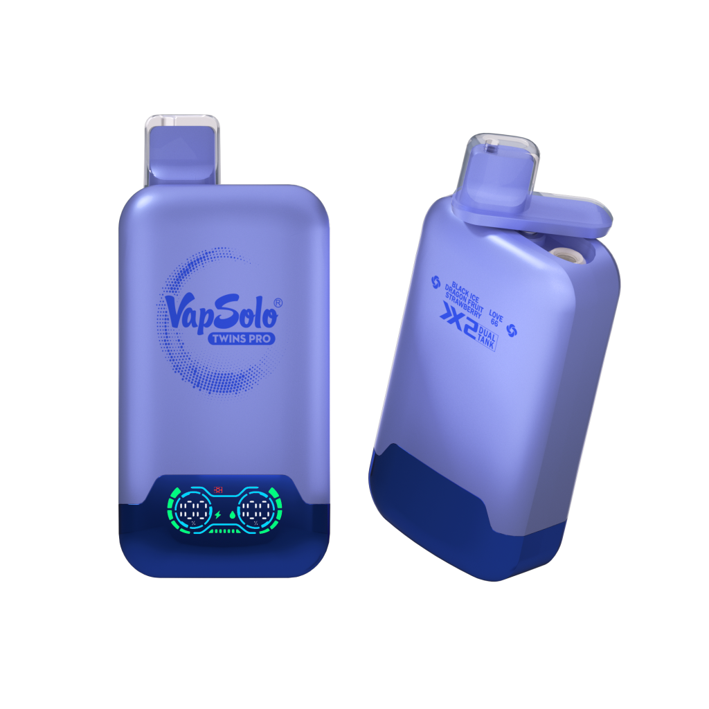 Vapsolo Twins Pro – 50000 Puffs Vape desechable, 2 sabores en uno