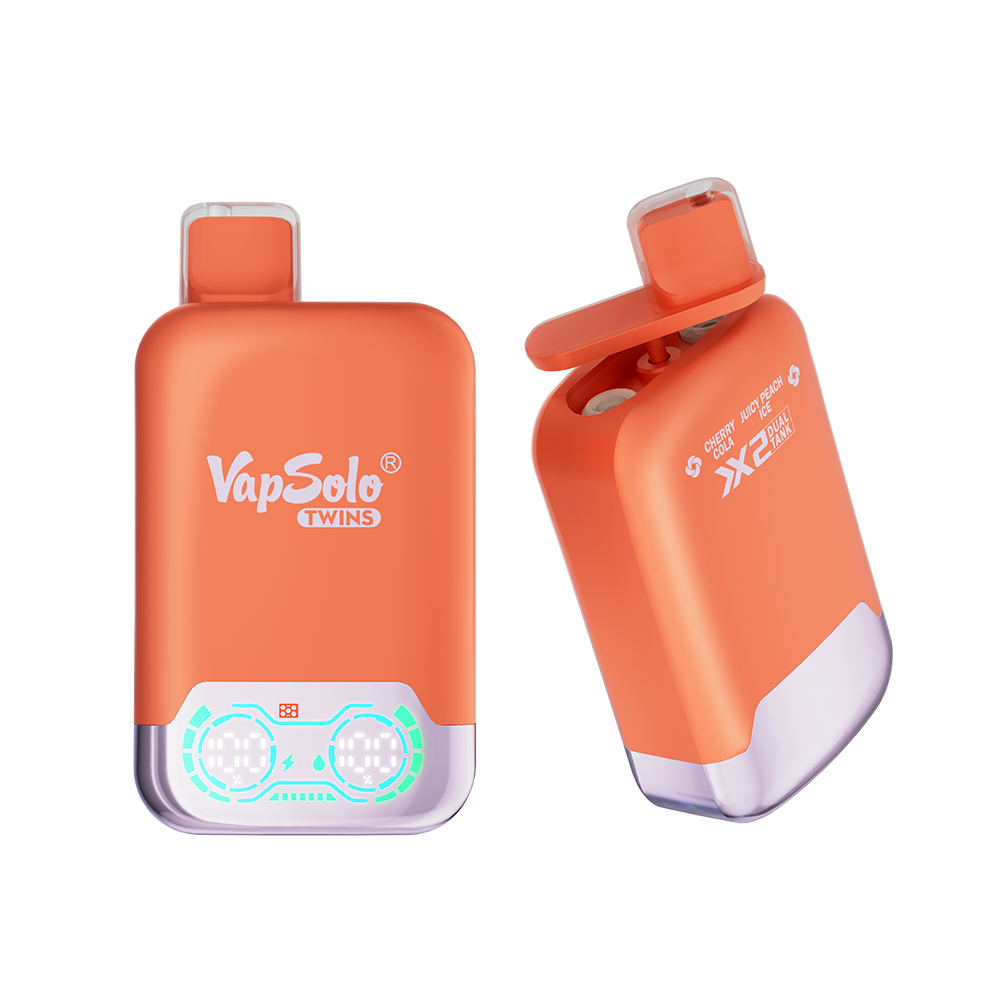 Vapsolo Twins – 20000 Züge Einweg E-Zigarette, 2 Aromen